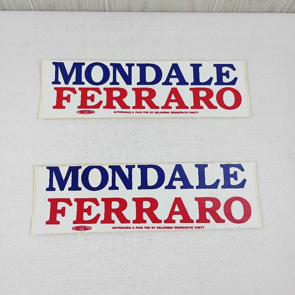 Source Unknown | Other | Mondale Ferraro 984 Presidential Campaign ...